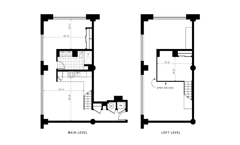 Studio, 1, 2 & 3 bedroom apartments for rent at Flats at Ponce City Market.